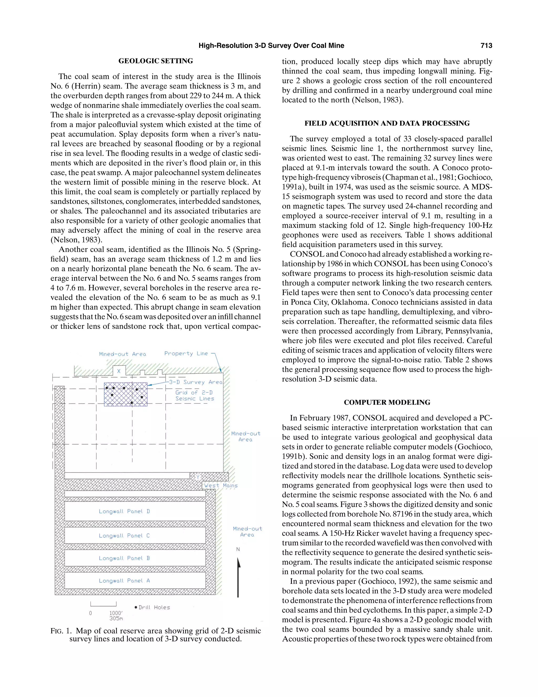 High Resolution 3D Seismic: Coal Mine Fields | PDF