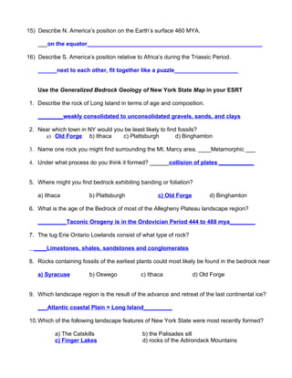 Geo history review sheet answers | PDF