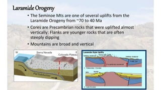 Geologic History of the Seminoe Mountains | PPTX