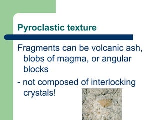 EASC 116 Ch. 3 Igneous Rx | PPT | Geology | Science