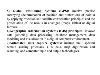 Geoinformatics For Precision Agriculture | PPTX