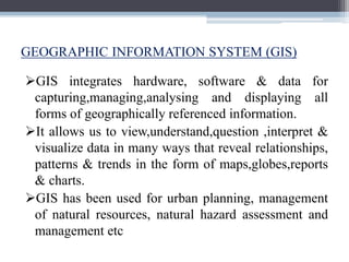 Geoinformatics (1) | PPTX