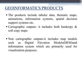 Geoinformatics (1) | PPTX
