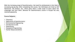 Geoinformatics course in Punjab Amity University Punjab.pptx