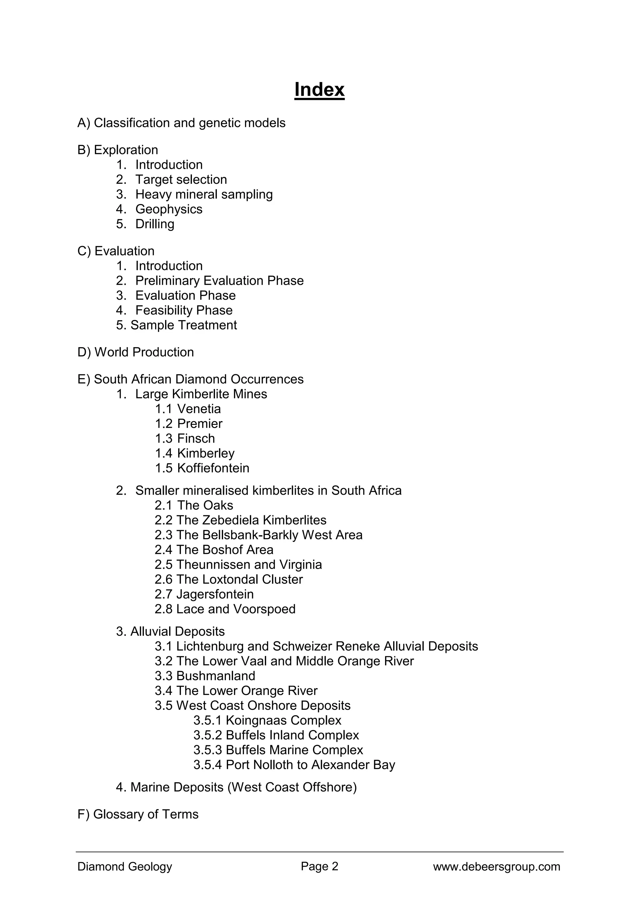 Geokniga Diamond Geology | PDF