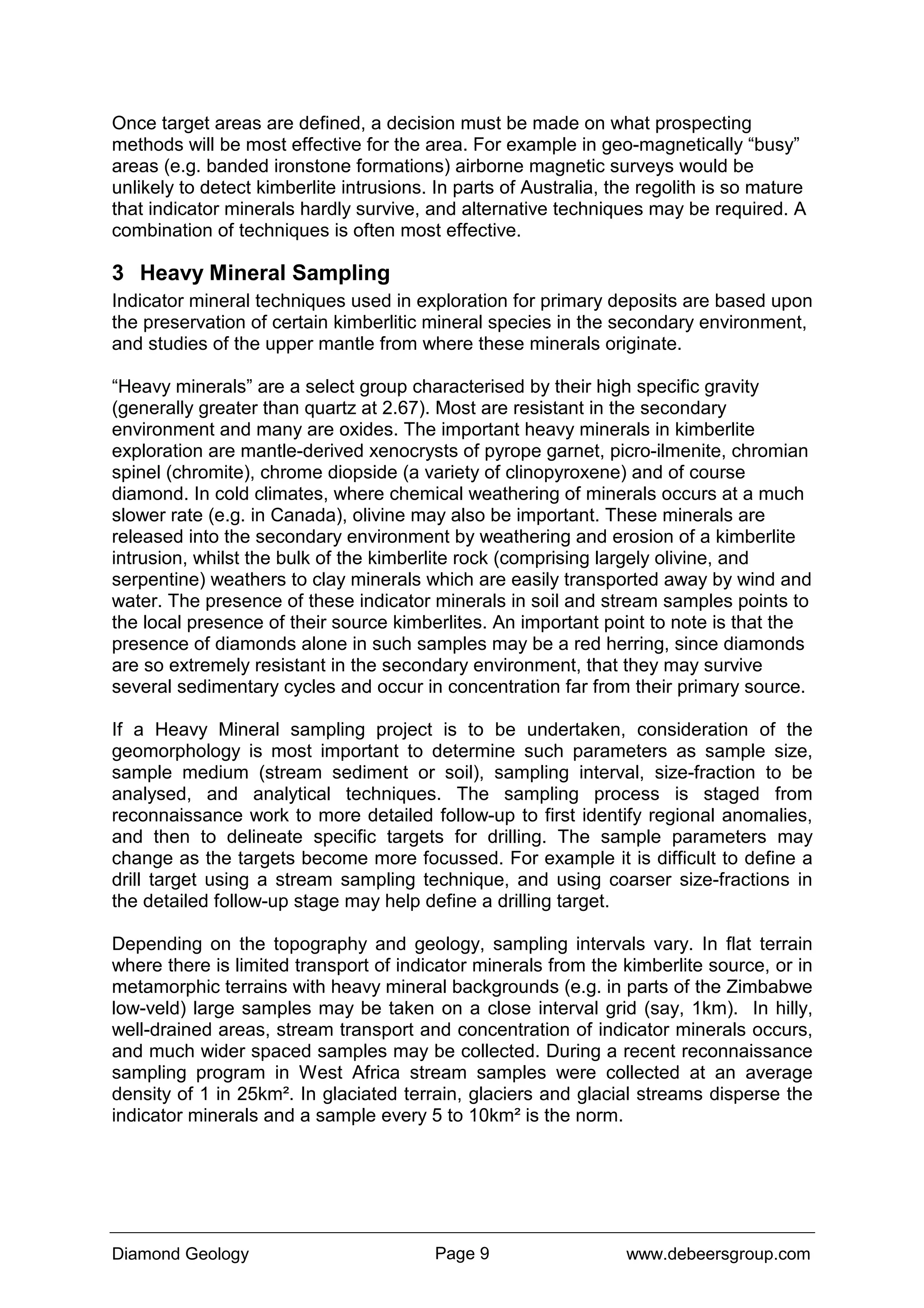 Geokniga Diamond Geology | PDF
