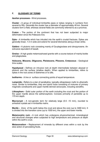 Geokniga Diamond Geology | PDF