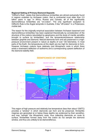 Geokniga Diamond Geology | PDF