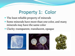 Mineral Lecture | PDF