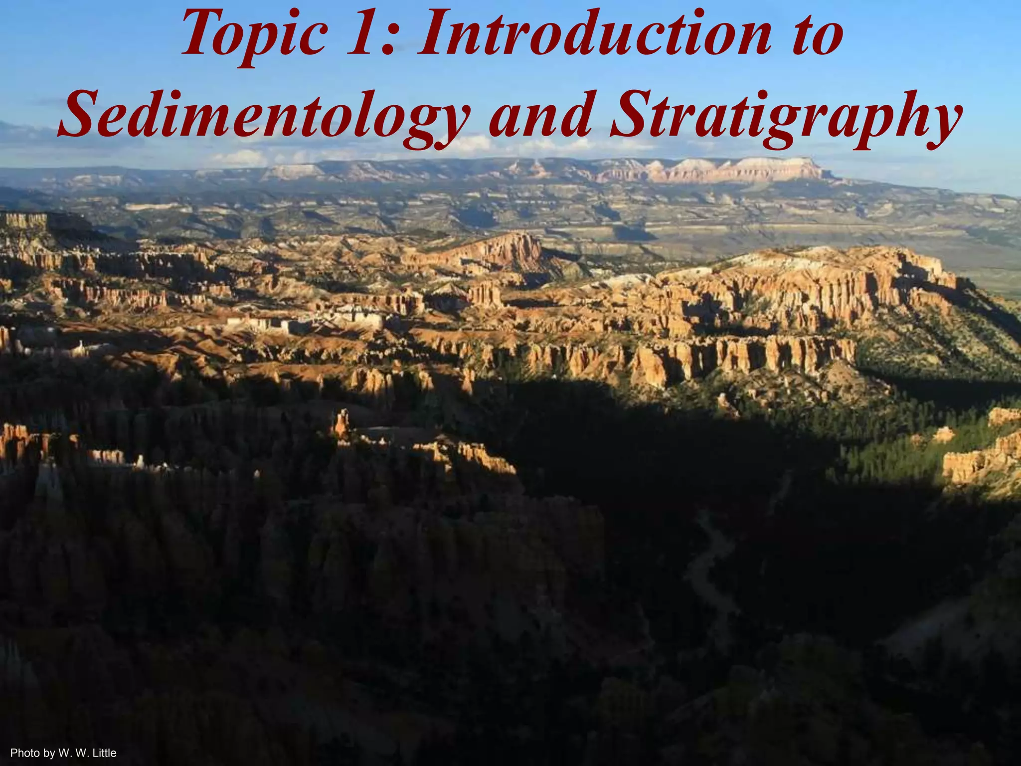 Introduction to Sedimentology and Stratigraphy | PPTX
