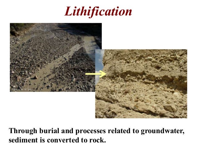 Weathering Erosion Deposition Compaction Cementation