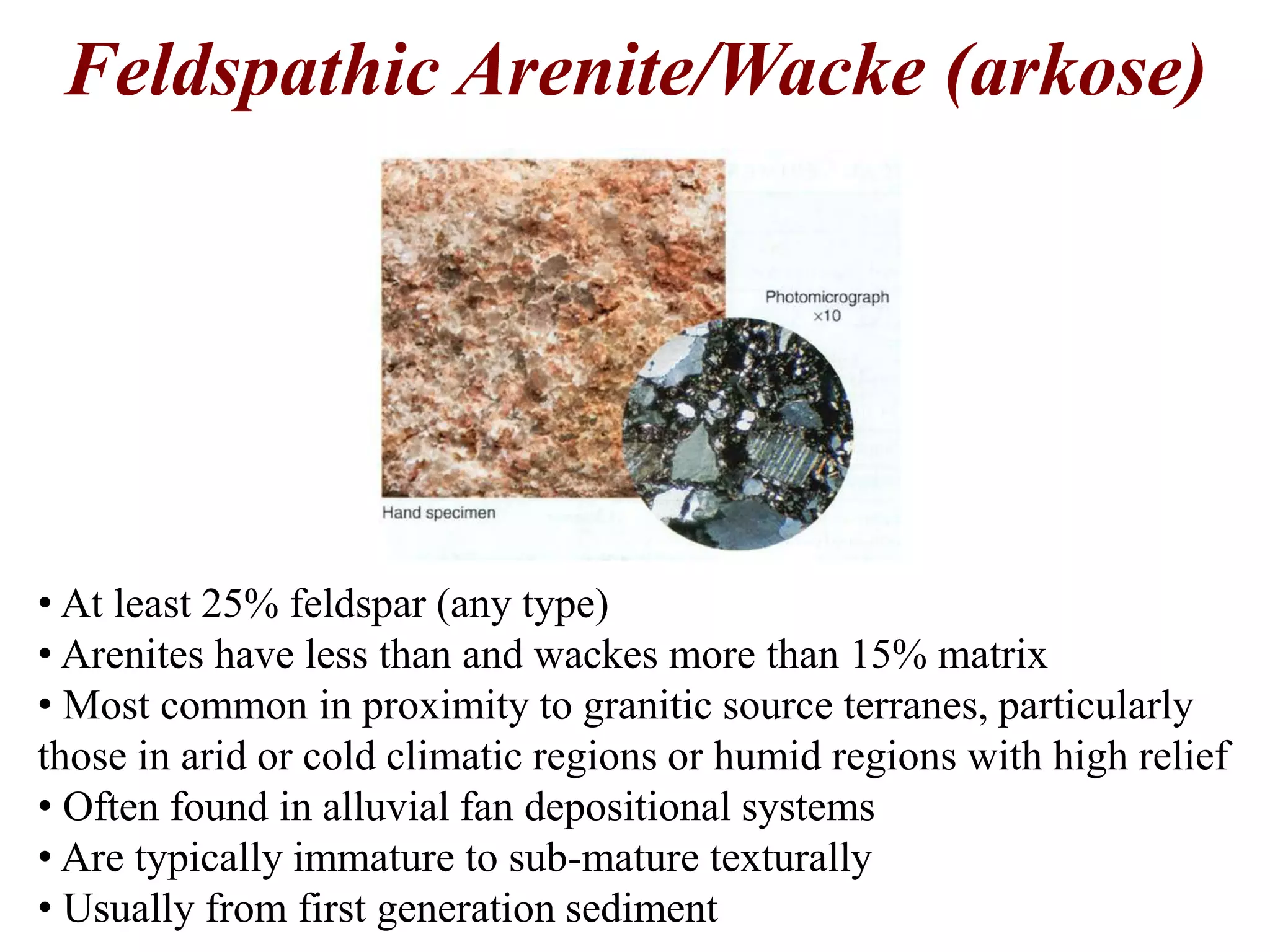 Classification of Sandstone | PPTX
