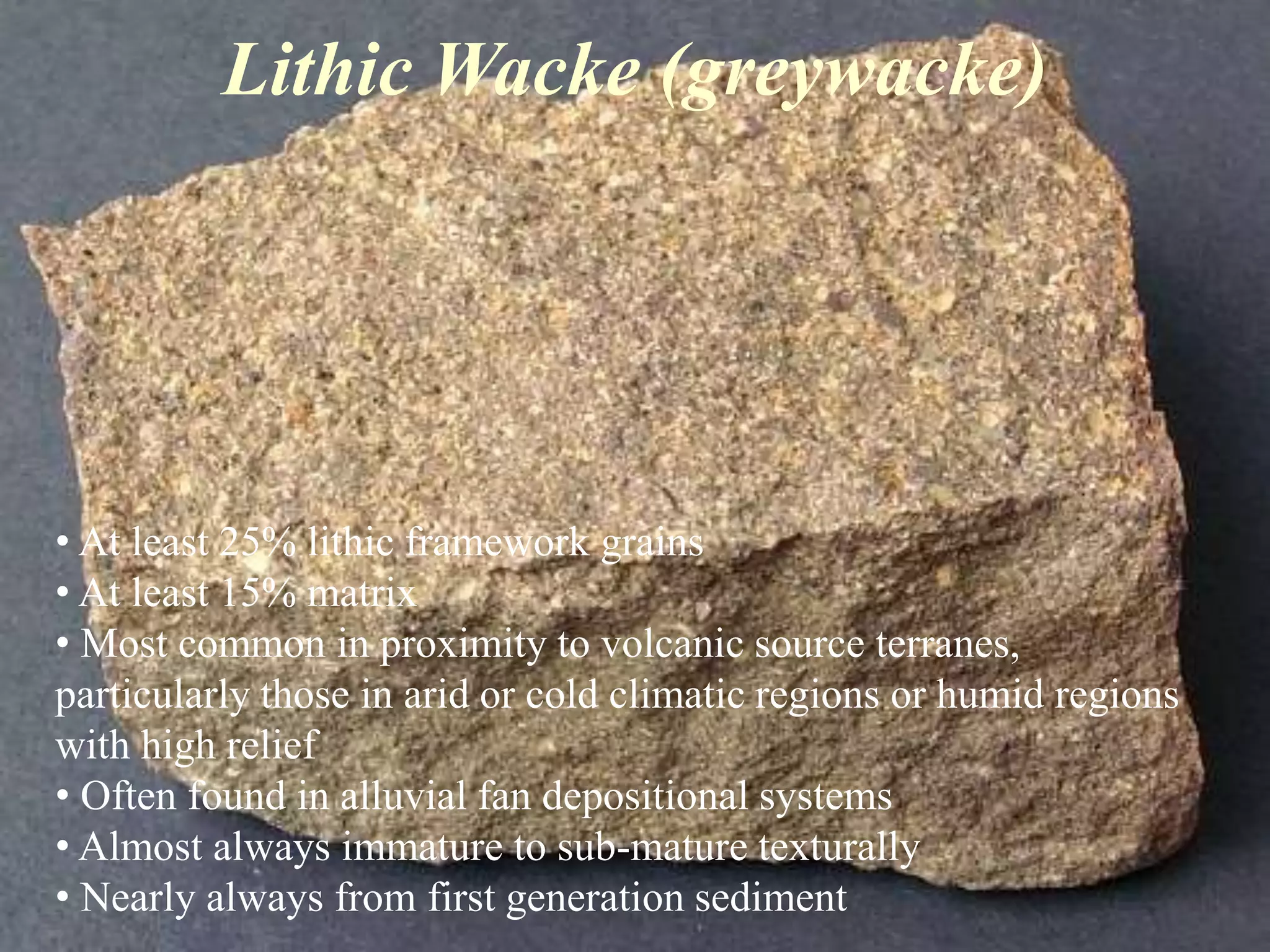 Classification of Sandstone | PPTX