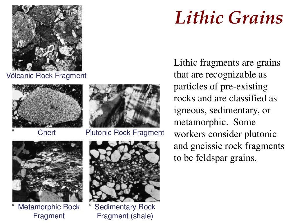 Classification of Sandstone