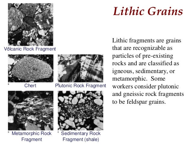 Classification of Sandstone