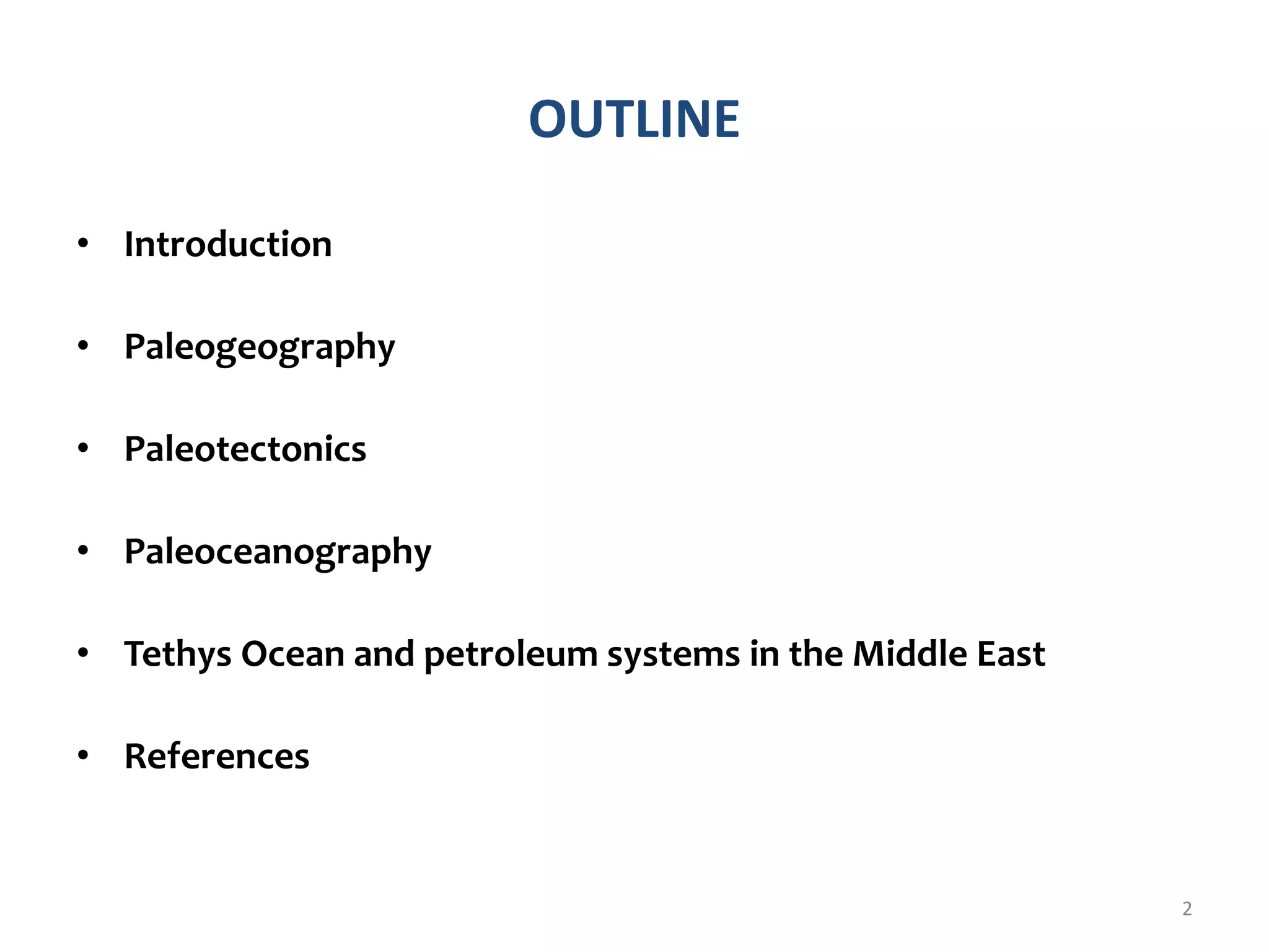 Evolution of Tethys Ocean | PPTX