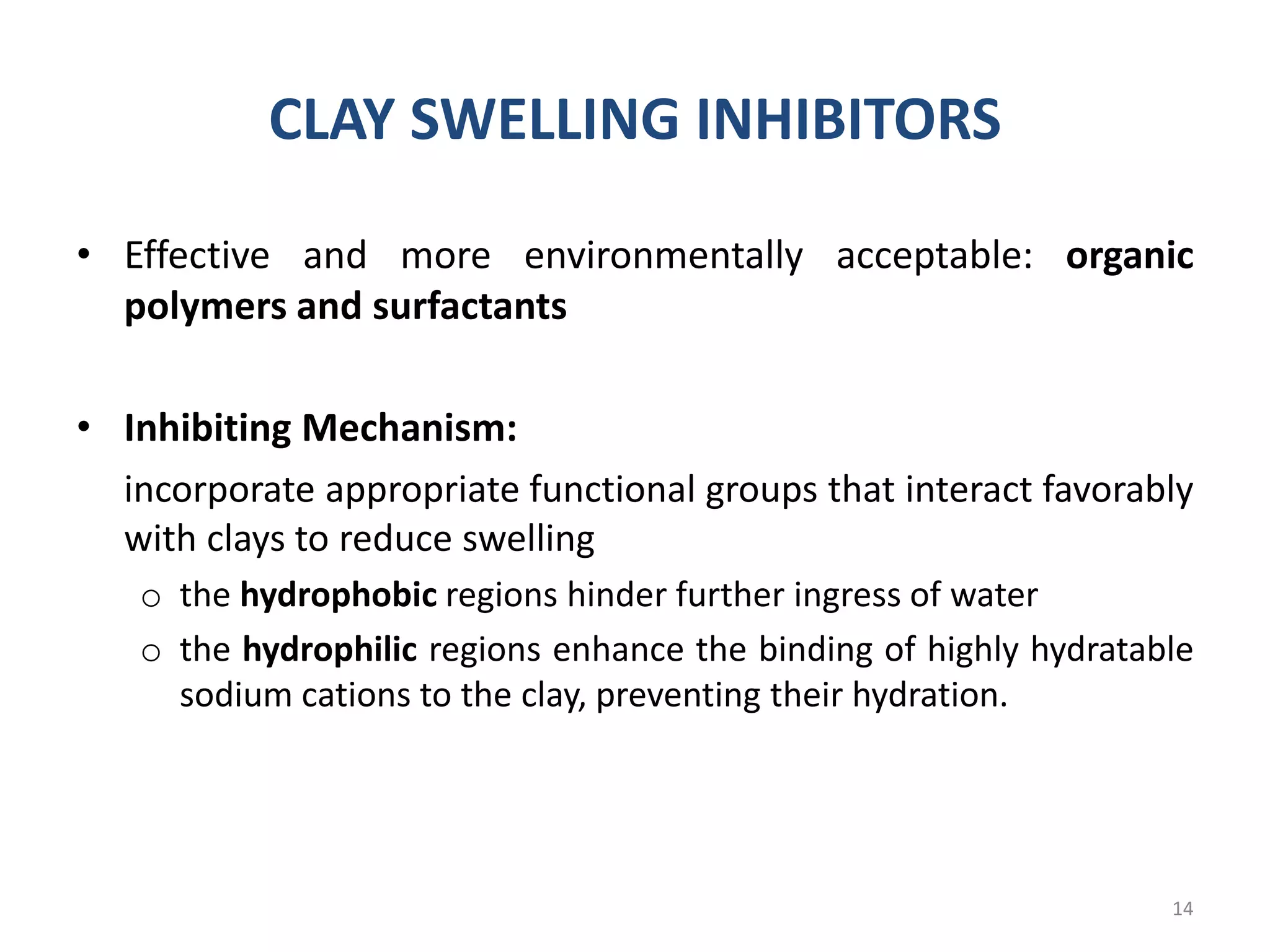 Preventing Clay Swelling | PDF