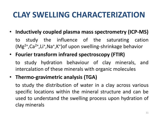 Preventing Clay Swelling | PDF | Chemistry | Science