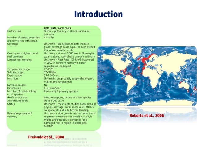 Cold-Water Coral Reefs | PPT