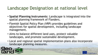 GEOLAND Landscape Policy Case Study: Flanders | PPT