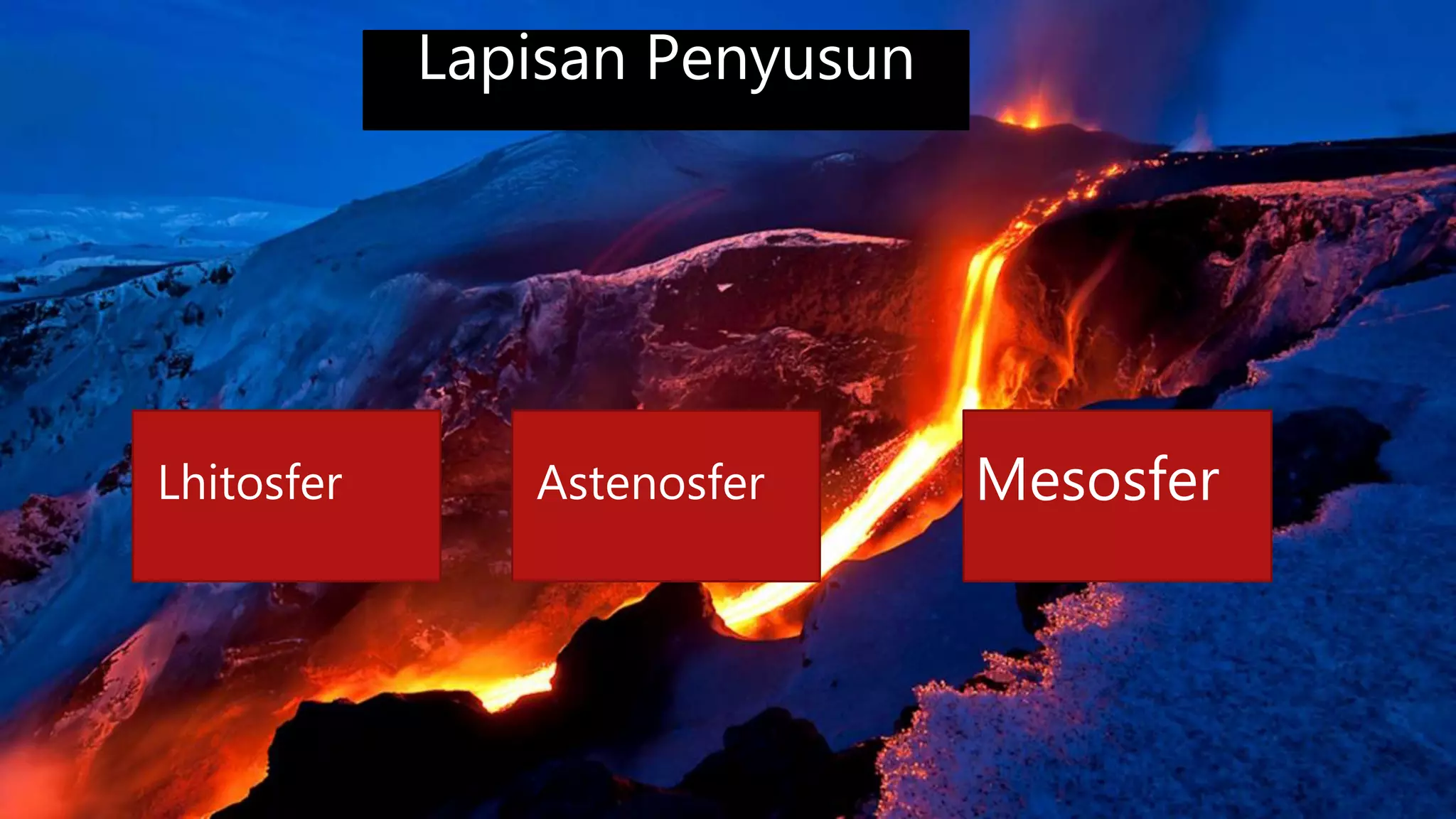 Geografi SMA, Struktur lapisan bumi | PPTX