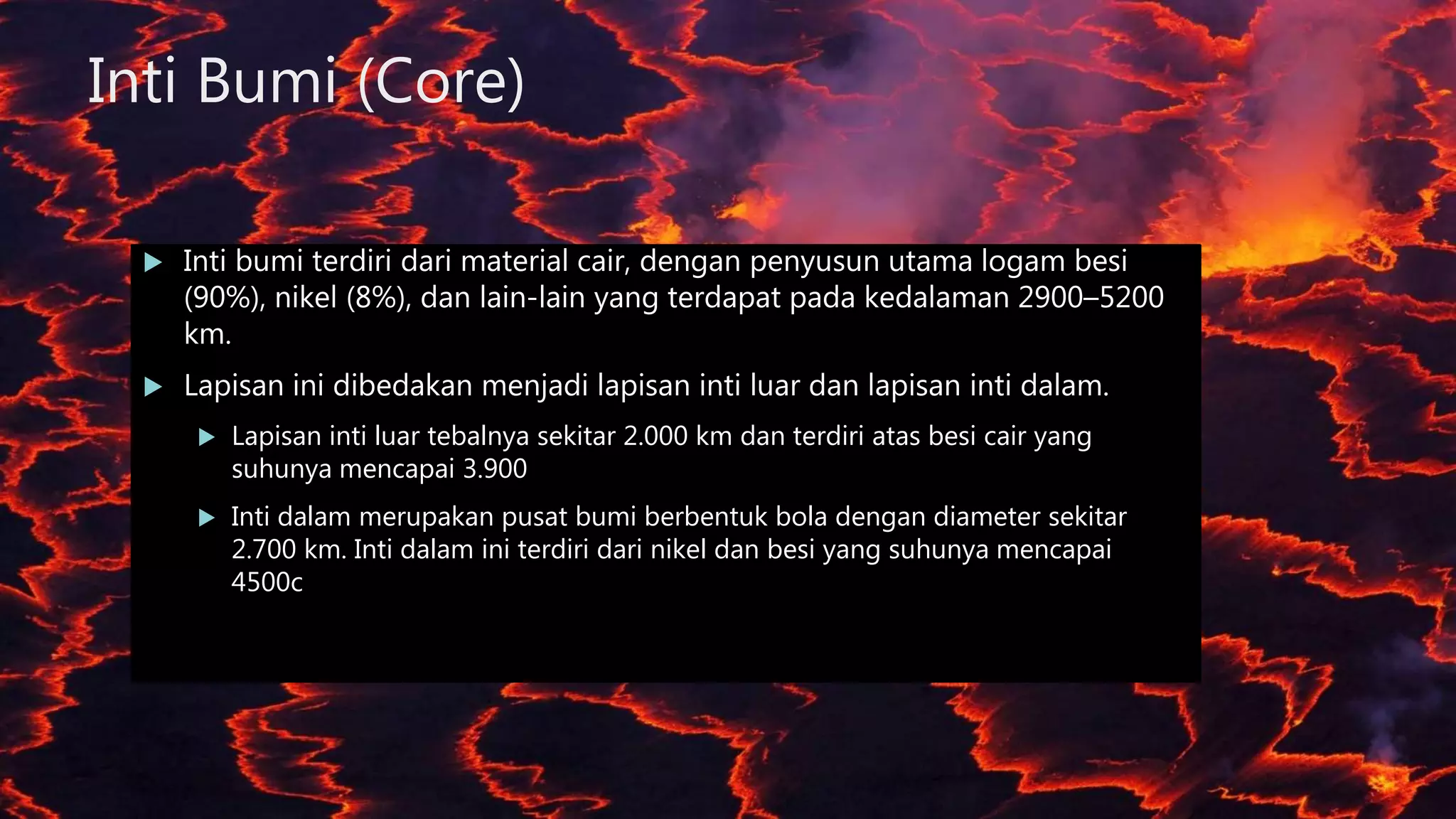 Geografi SMA, Struktur lapisan bumi | PPTX