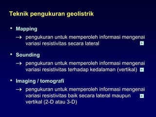 Geolistrik 2 | PDF