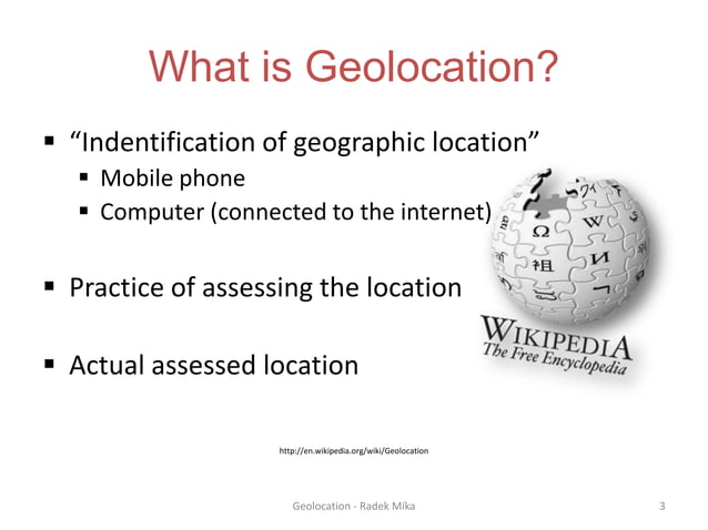 Geolocation | PPT