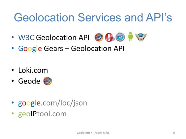 Geolocation | PPT