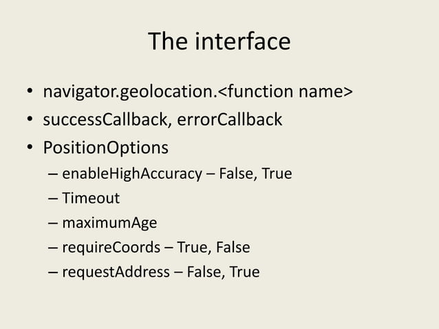 Geolocation Ppt