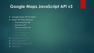GeoLocation using Google Maps JavaScript API v3 | PPT | Web Development | Internet