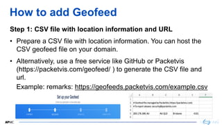 Geolocation and Geofeed Implementation and issues | PDF