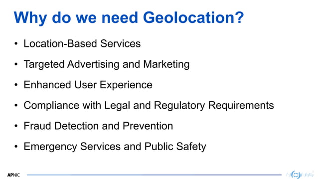Geolocation and Geofeed Implementation and issues | PPT
