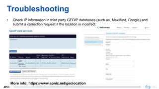 Geolocation and Geofeed Implementation bdNOG18 | PPTX | Internet ...
