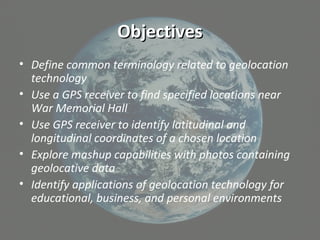 Geolocation lesson slide show | PPT