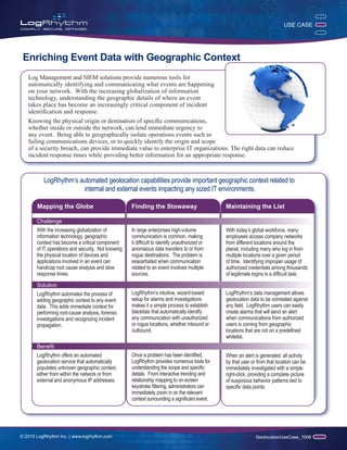 LogRhythm Geolocation Use Case | PDF | Geography | Science