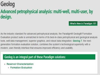 Geolog 7 paradigm (eng.ali yahya jirjees) | PPTX