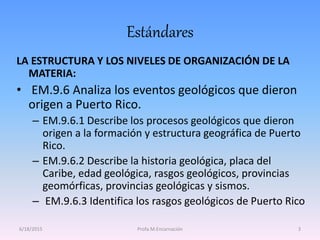 Geología de puerto rico | PPTX