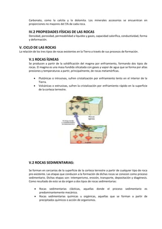El Ciclo De Las Rocas ígneas Sedimentarias Metamórficas