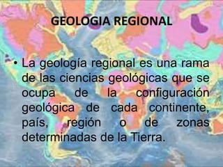 Geologia y sus campos de aplicacion | PPTX