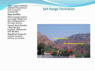 Geological of-khewra-gorge | PPTX