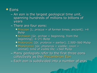 geological times ppt downlowd gggggggggggggg | PPT