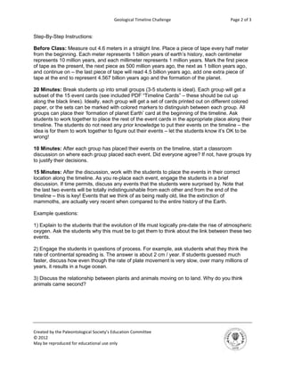 Geological timeline-activity reduced | PDF
