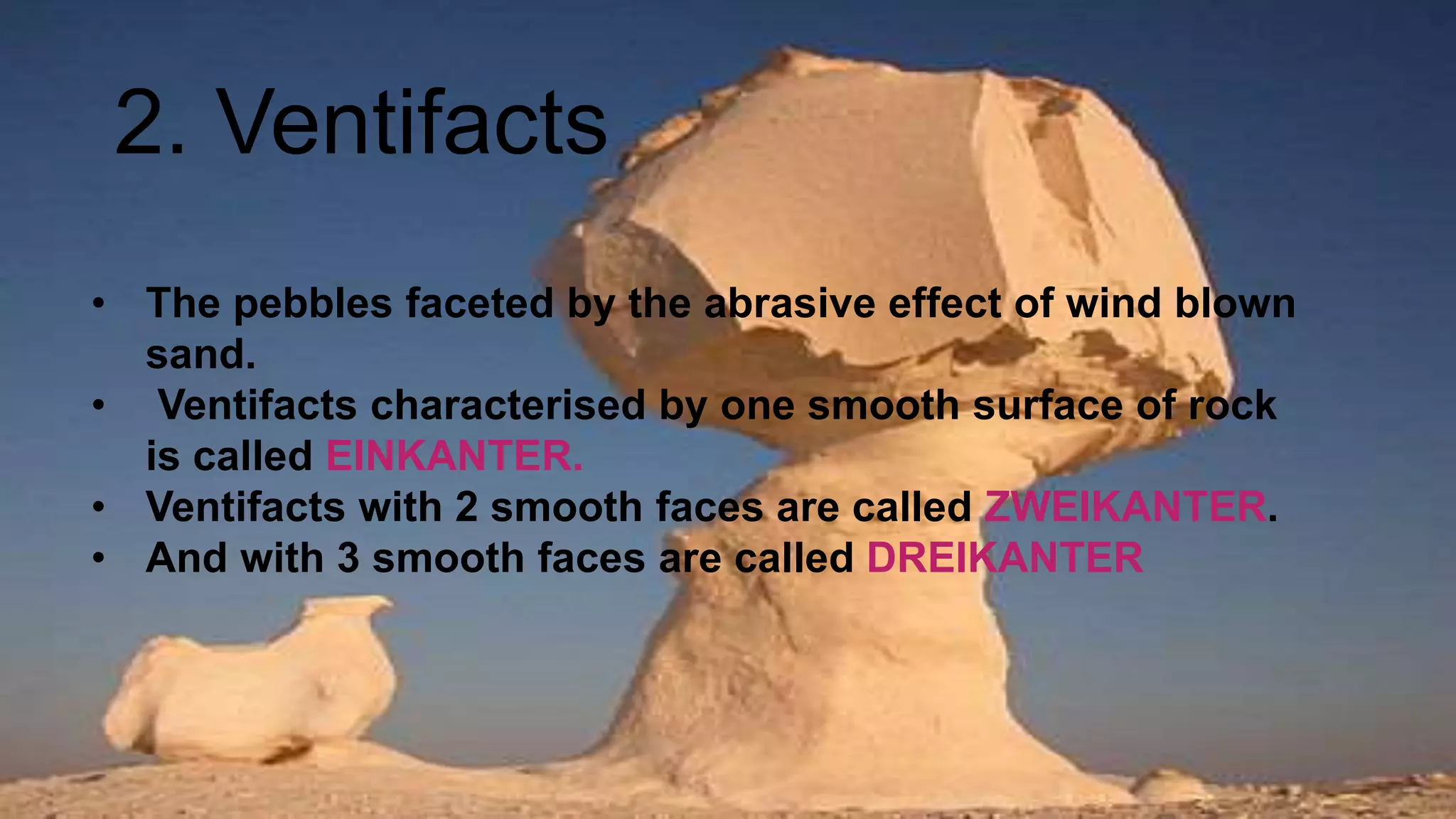 Geological action of wind | PPT