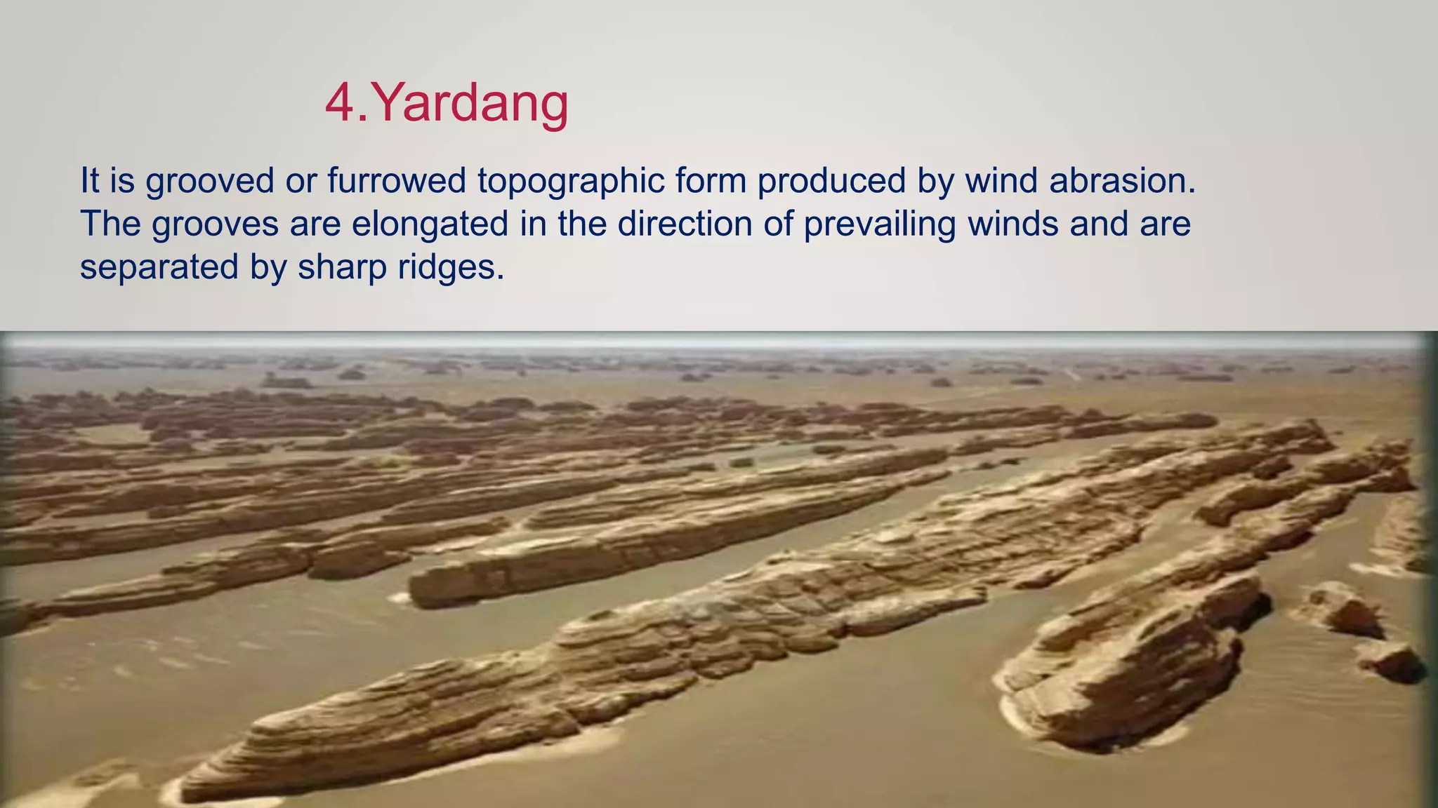 Geological action of wind | PPT