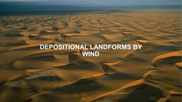 Geological action of wind | PPT | Geology | Science
