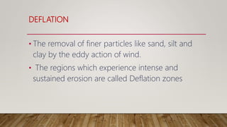 Geological action of wind | PPT