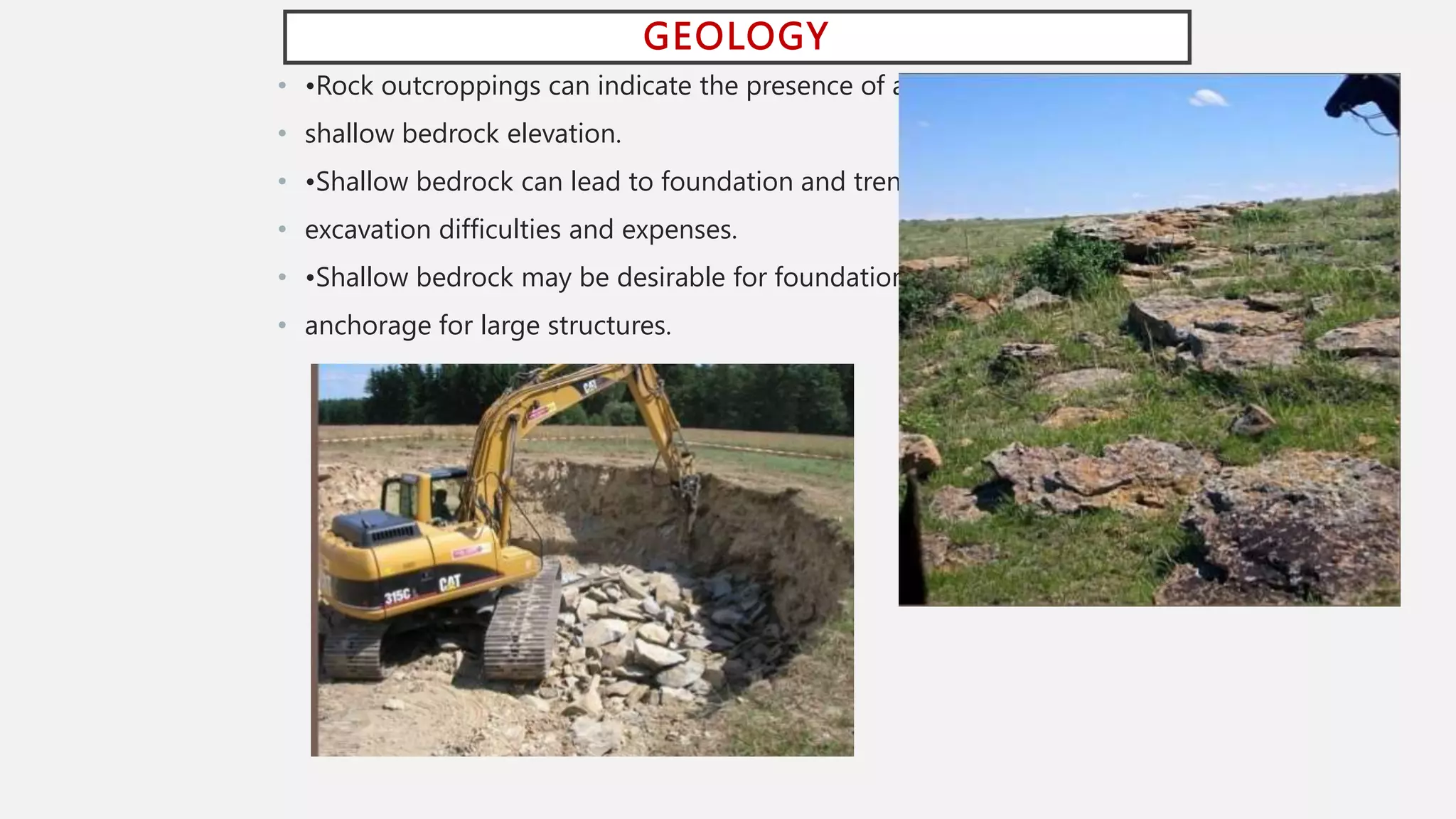 Geological criteria for selection of site.pptx | Geology | Science