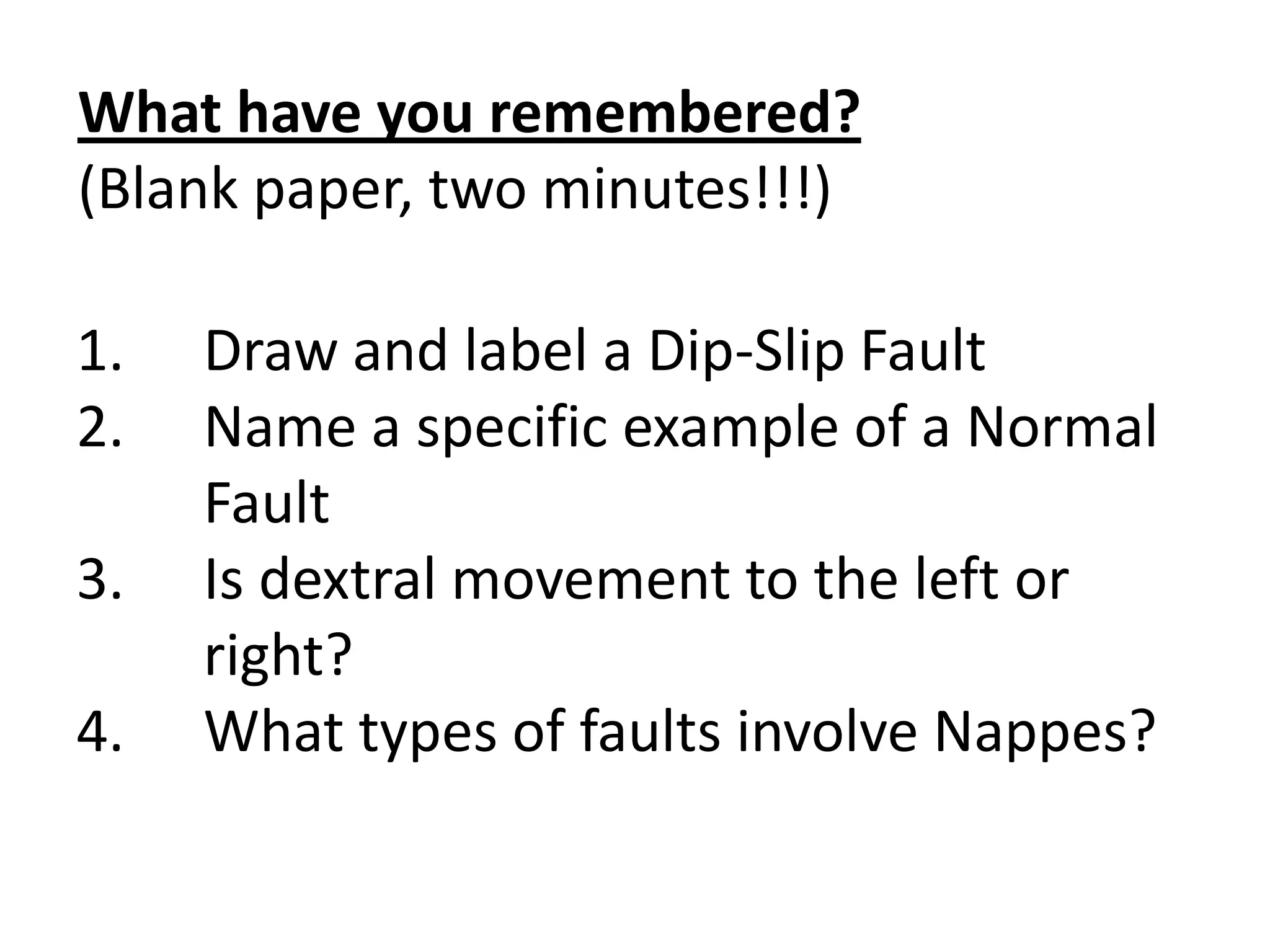 Geological faults student copy | PPTX