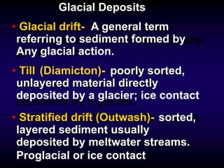 Geological features of ice | PPT